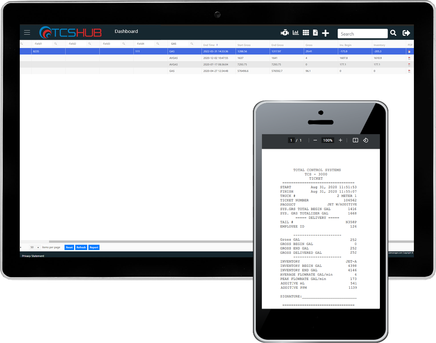 Total Control Systems - TCS HUB Delivery Software