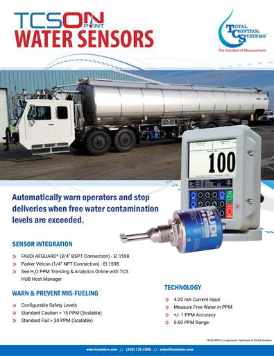 Total Control Systems - Water Sensing